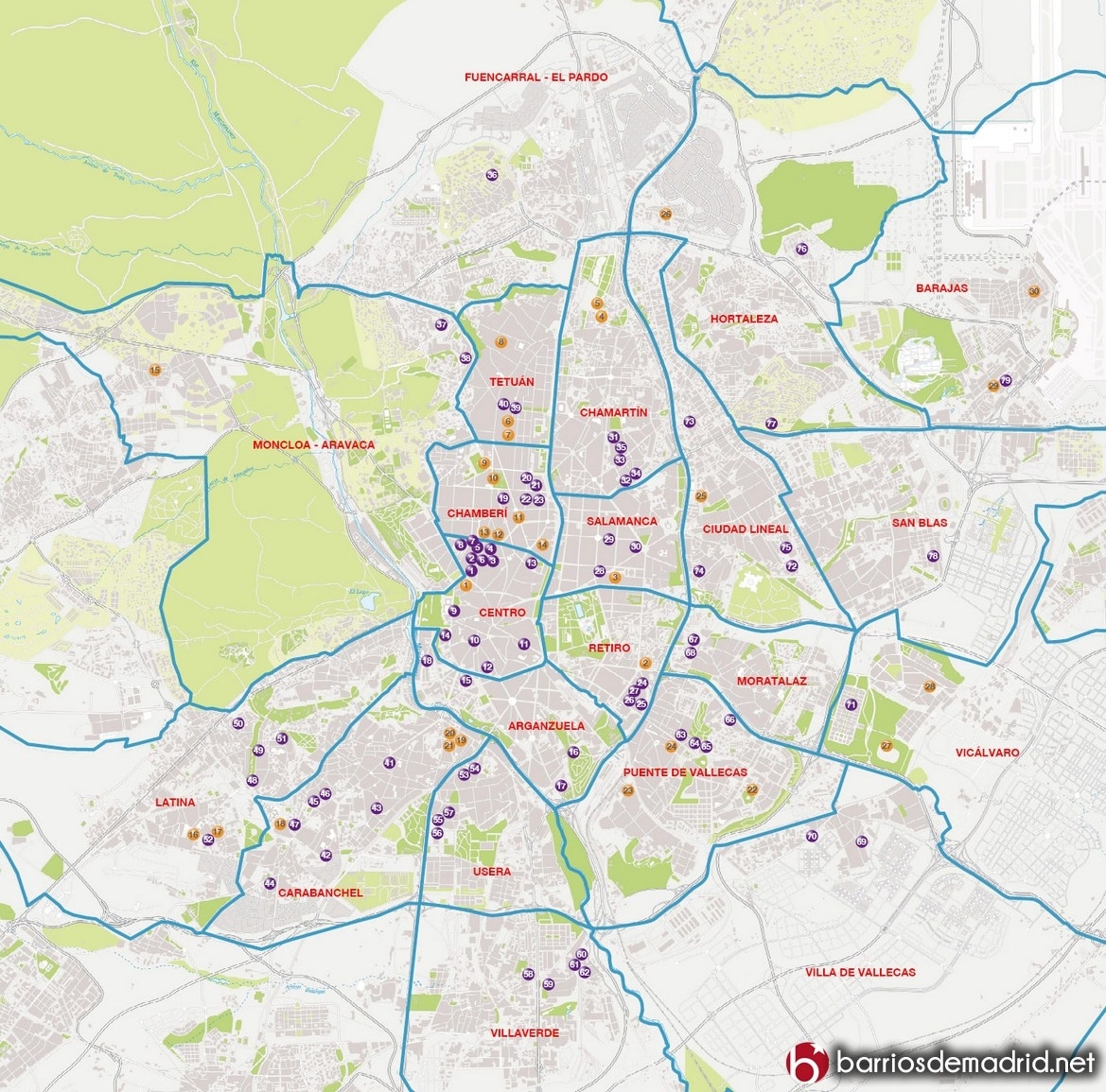 Estos son los distritos de Madrid donde se viven menos años