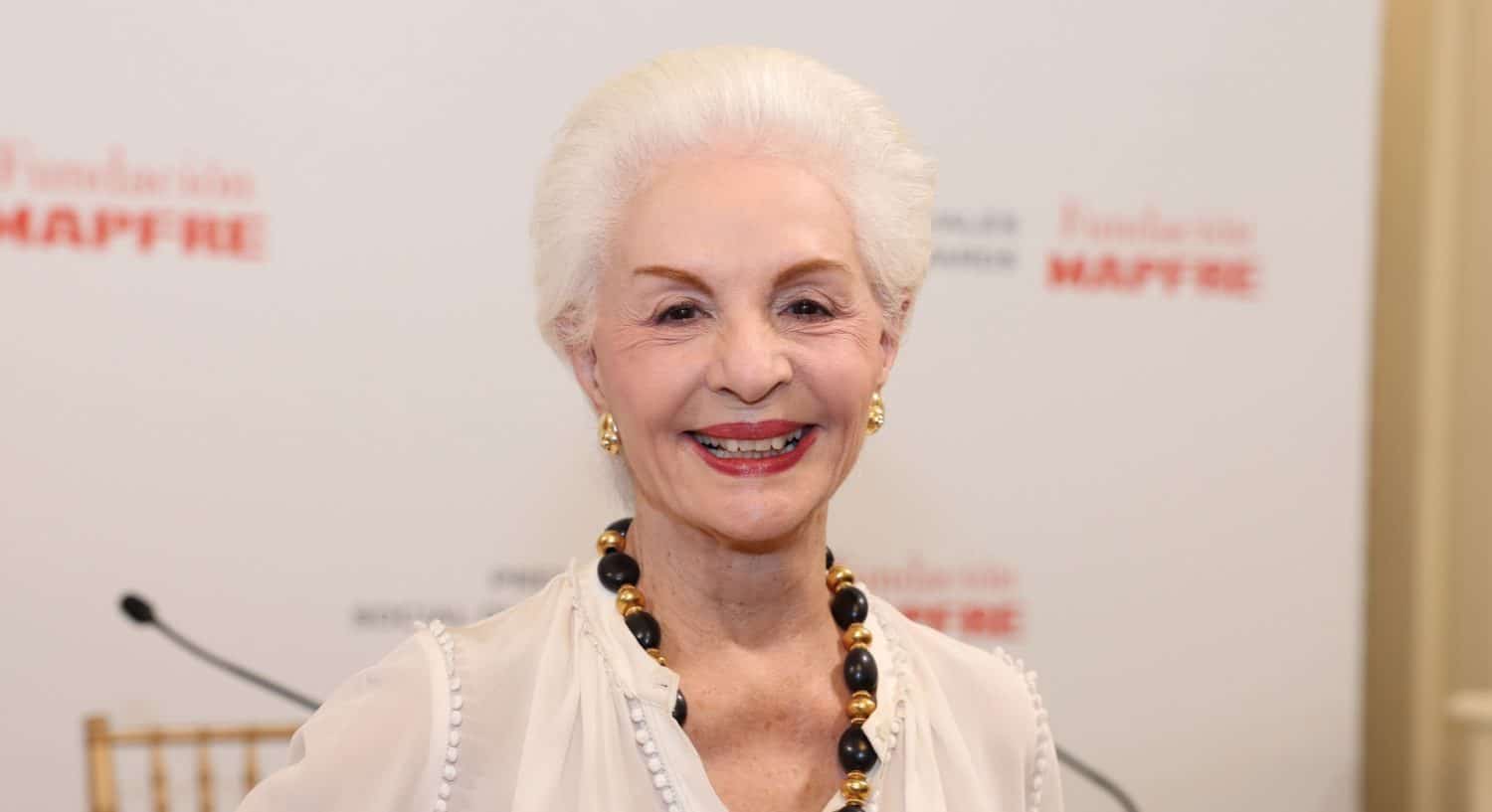 Carolina Herrera: "me satisface más ayudar a los demás, que ser diseñadora"