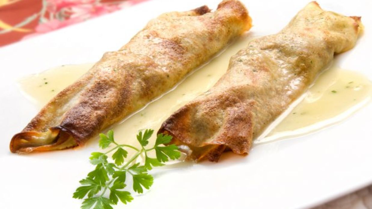 La crepe salada con dos ingredientes que tiene un sabor increíble