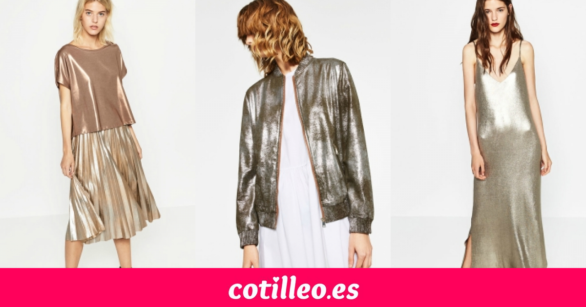 Los Metalizados En Ropa Y Uñas